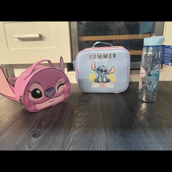 Disney | Dining | Nwt Lilo And Stitch Lunch Box And Water Bottle 55ml ...